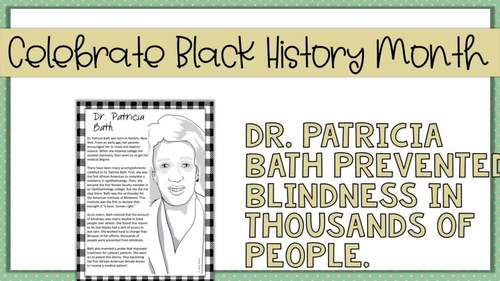 Black History Month Activity - African American Scientist Activity ...