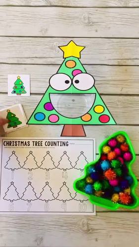 Feed the Tree - Christmas Counting Activity 1 - 10 | TpT