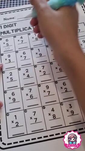Mastering 1-Digit Multiplication Worksheets: Engage Students with ...
