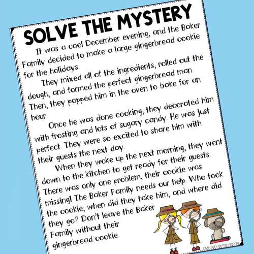 6th Grade Digital Solve the Mystery Expressions and Equations | Winter ...