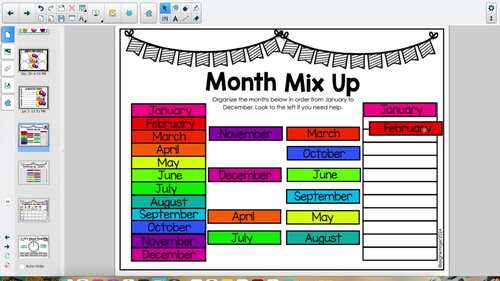 2025 Happy New Year for SMARTboard - Math and Language UPDATED YEARLY