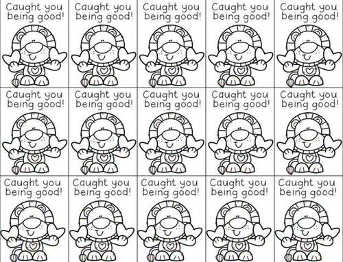 Valentines Day Caught You Being Good Reward Tickets Classroom Management
