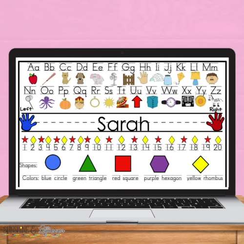 Back to School Editable Student Desk Name Plates and Private Offices ...