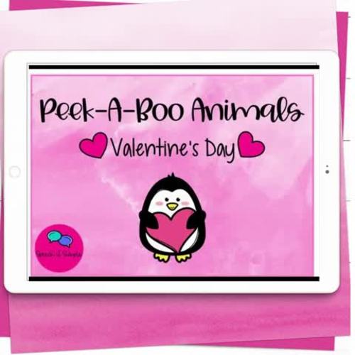 Peek-A-Boo Animals + Sensory Bins: Valentine's Day Digital Boom Deck ...