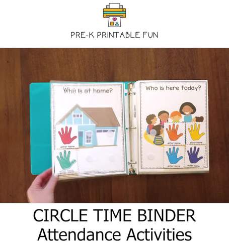 Circle Time Binder for Pre-K Daycare or Homeschool by Pre-K Printable Fun