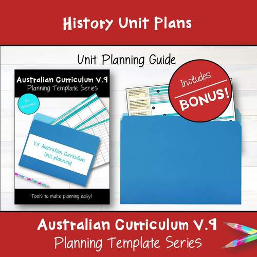 V9 Australian Curriculum HISTORY Unit Plan Templates - Years 7-10 ...