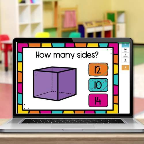 3D Shapes Attributes and Properties - Counting Sides and Vertices Boom ...