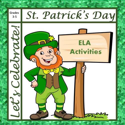 ST. PATRICK'S DAY ELA Activities by Paradise Creations | TpT