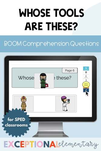 Whose Tools Are These | Adapted Book for Special Education | TpT