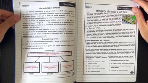 Textos Informativos Idea Principal STAAR by Dual Language Rainbow