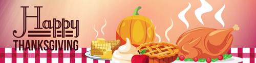 Happy Thanksgiving ANIMATED Virtual BANNER | VIRTUAL BANNER | GOOGLE ...