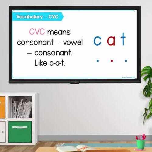 Phonics Blending CVC Words | Digital Mini Lessons | Interactive ...