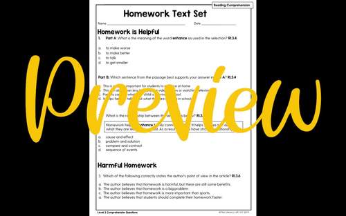 Opinion Writing Prompt (Homework) by Jessica Meyer - The Literacy Loft