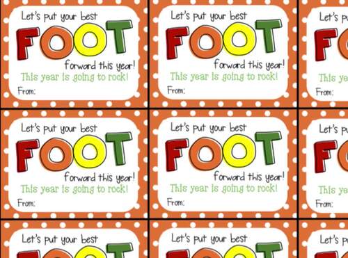 Fruit Roll-Ups, Fruit by the Foot, Gushers Beginning of Year Gift Tag ...