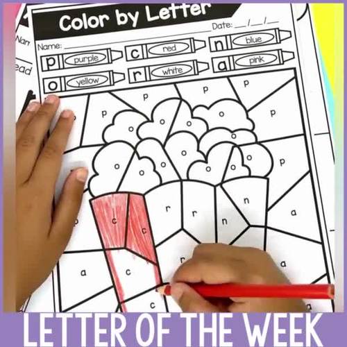 Alphabet Intervention Morning Bins Letter of the Week Activities for ...