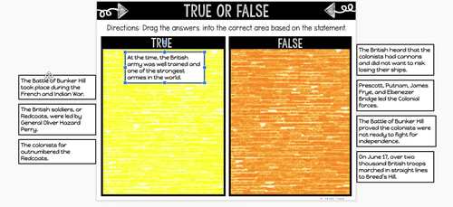 Battle of Bunker Hill DIGITAL Interactive Notebook | Revolutionary War