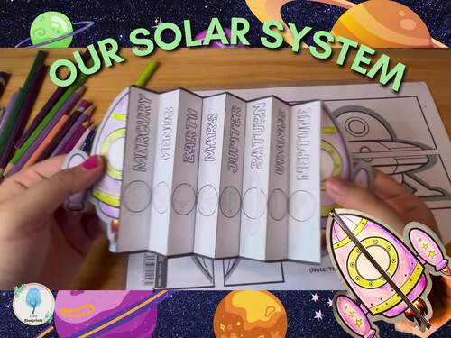 Solar System Planets Sequencing Craft | Spaceship Craft | Planet Unit Study