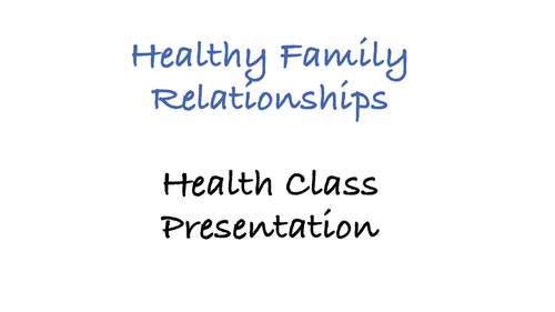 Family Relationships PowerPoint Presentation Bundle by The STEM Center