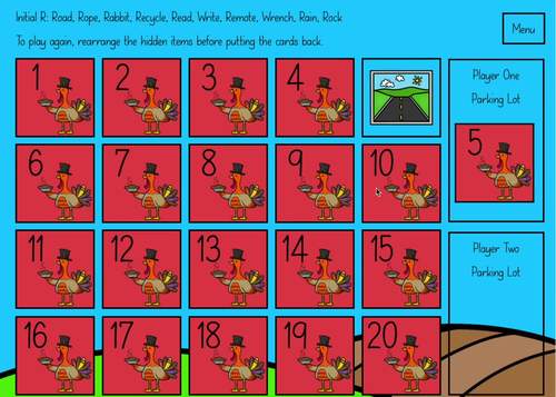 Boom Cards™ | Articulation | Thanksgiving Memory Game | Speech Therapy