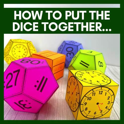 French Time | Quelle heure est-il? | Dice Games | Lancez le dé | TPT