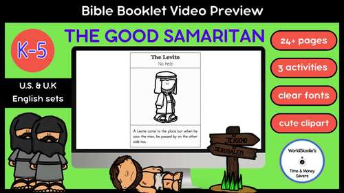 Bible Booklet: The Good Samaritan by WorldSkoolie | TPT