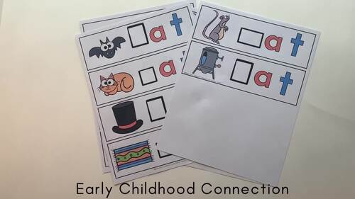 Multisensory CVC -UD Word Family Building Cards (SOR OG Friendly)
