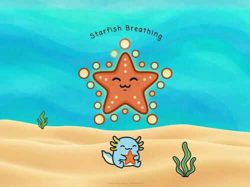 Calm Breathing Posters Bundle, Coloring Pages and PPT for Kids ...