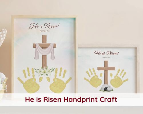 Easter Craft Bundle—7 Printable Holy Week Activities for Kids (6 Crafts ...