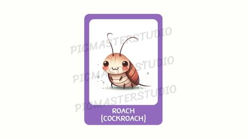 26 Creepy Crawly Adventures: Engaging Insects Flashcards for Kids ...