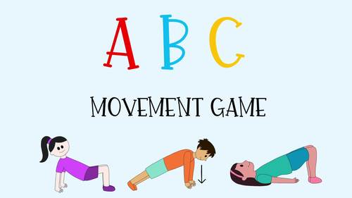 4 Gross Motor Telehealth games- yoga, animal walks, and brain breaks!