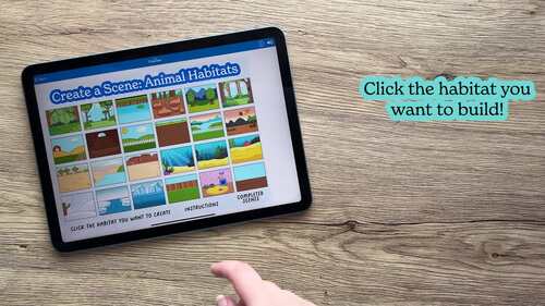 Create a Scene: Animal Habitats Open Play Boom Card Game by Little ...