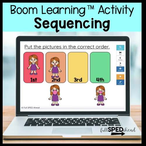 Sequencing Boom™ Cards Activity by Full SPED Ahead -- Heather Cacioppo