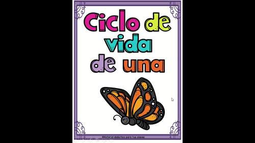 La Mariposa, ciclo de vida- Ciencias- actividades- Spanish butterfly ...