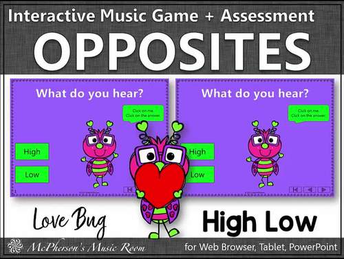 Valentine's Day Music | High Low Interactive Music Game & Assessment ...