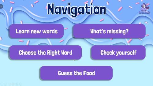 Breakfast Foods – Interactive PowerPoint Game Pack (40 Words, 5 Games)