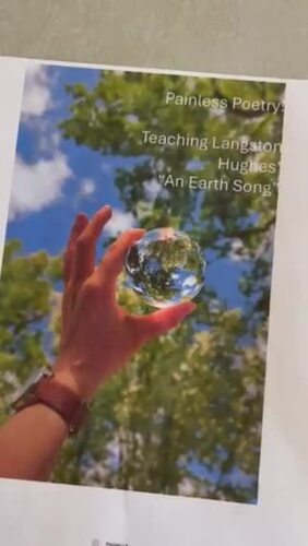 Teaching "An Earth Song" by Langston Hughes, An ELA Earth Day Lesson