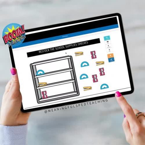 Back to School Life Skills Stock the Shelves Boom Cards™ | TPT