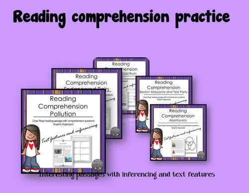 Close Reading Comprehension Bundle Distance Learning | TpT