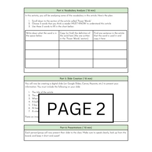 Biology News Literacy Lesson Bundle | Grades 7-10 by Strange Science Spot