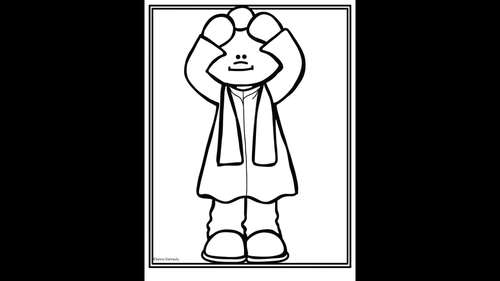 priest coloring pages printable