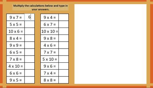 Pumpkin Spice Gnome Multiplication to 10 Pixel Art Mystery Reveal