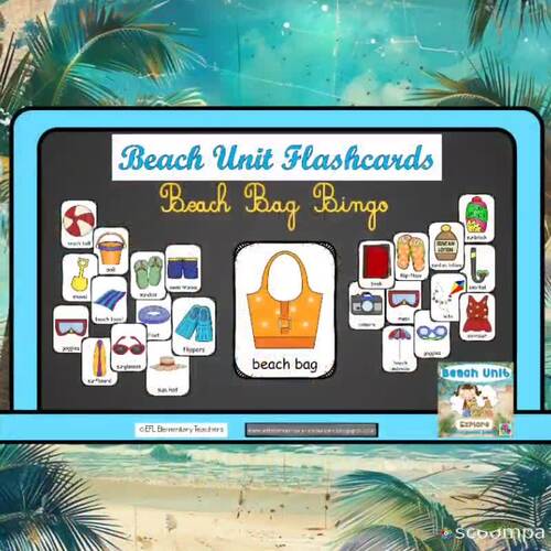 Beach Unit for Elementary ESL-EXPLORE | TPT