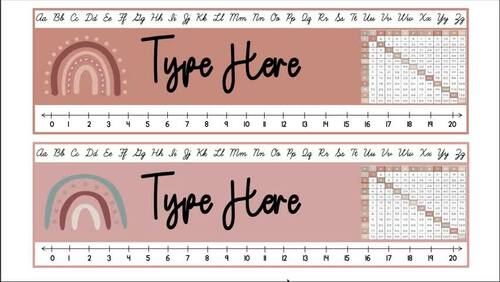 Student Name Tags - Editable by In Our Teacher Era | TPT