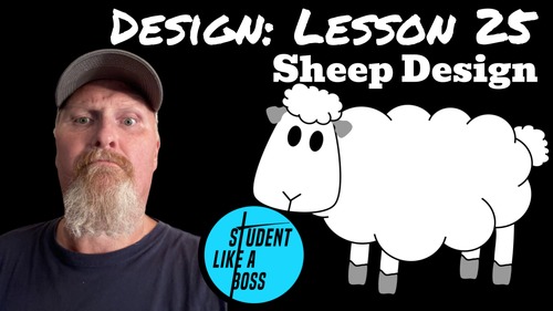 STEAM Sheep Design: Digital Art Google Drawings Lessons and Tech Sub Plans