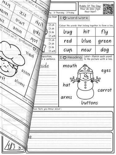 Mornings Made Easy Set Seven! First Grade Morning Work in Victorian ...