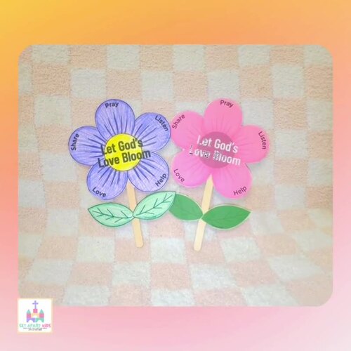 God’s Love Bloom Flower | Spring Bible Craft for Kids • Sunday School ...
