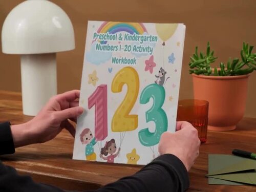 Preschool & Kindergarten Numbers 1–20 Activity Workbook by Be a Good ...