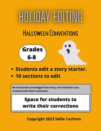 Holiday Editing: Halloween Conventions | TPT