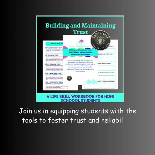 Building and Maintaining Trust: A Life Skills Workbook for High School ...