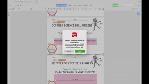 Grade 9-10 October SCIENCE Bell Ringers Morning Work | Fall & Halloween ...